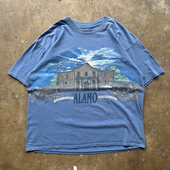 Shirts | 2xl 9s Vintage San Antonio The Alamo Wrap Around Tee | Poshmark
